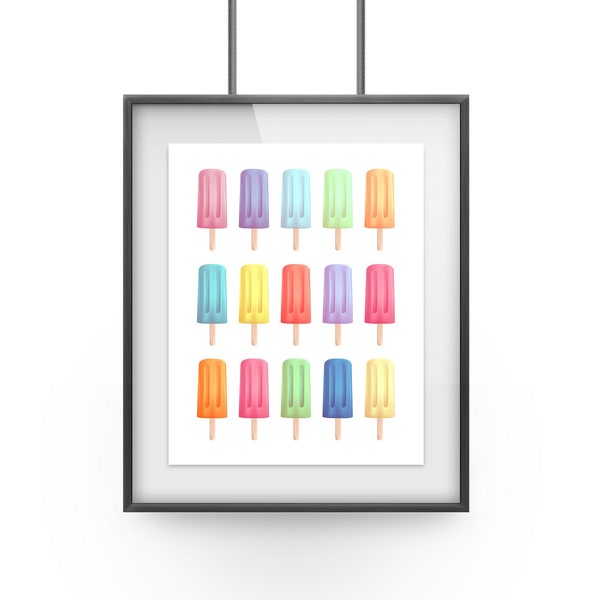Popsicle Print - Etsy