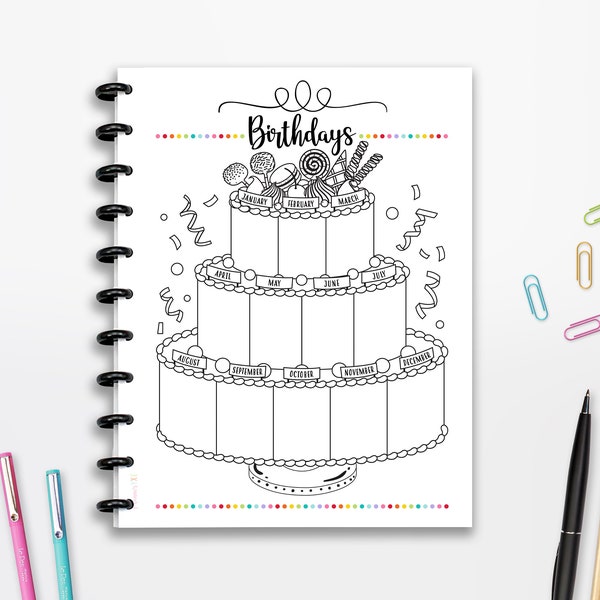 Birthday Tracker - Etsy