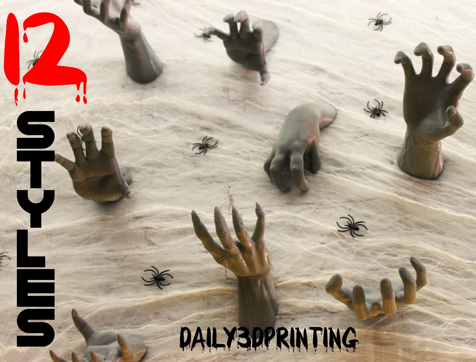 Zombie Hands Reaching For Someone