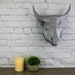 LARGE Geometric Bull Wall Head Modern Decor - Etsy