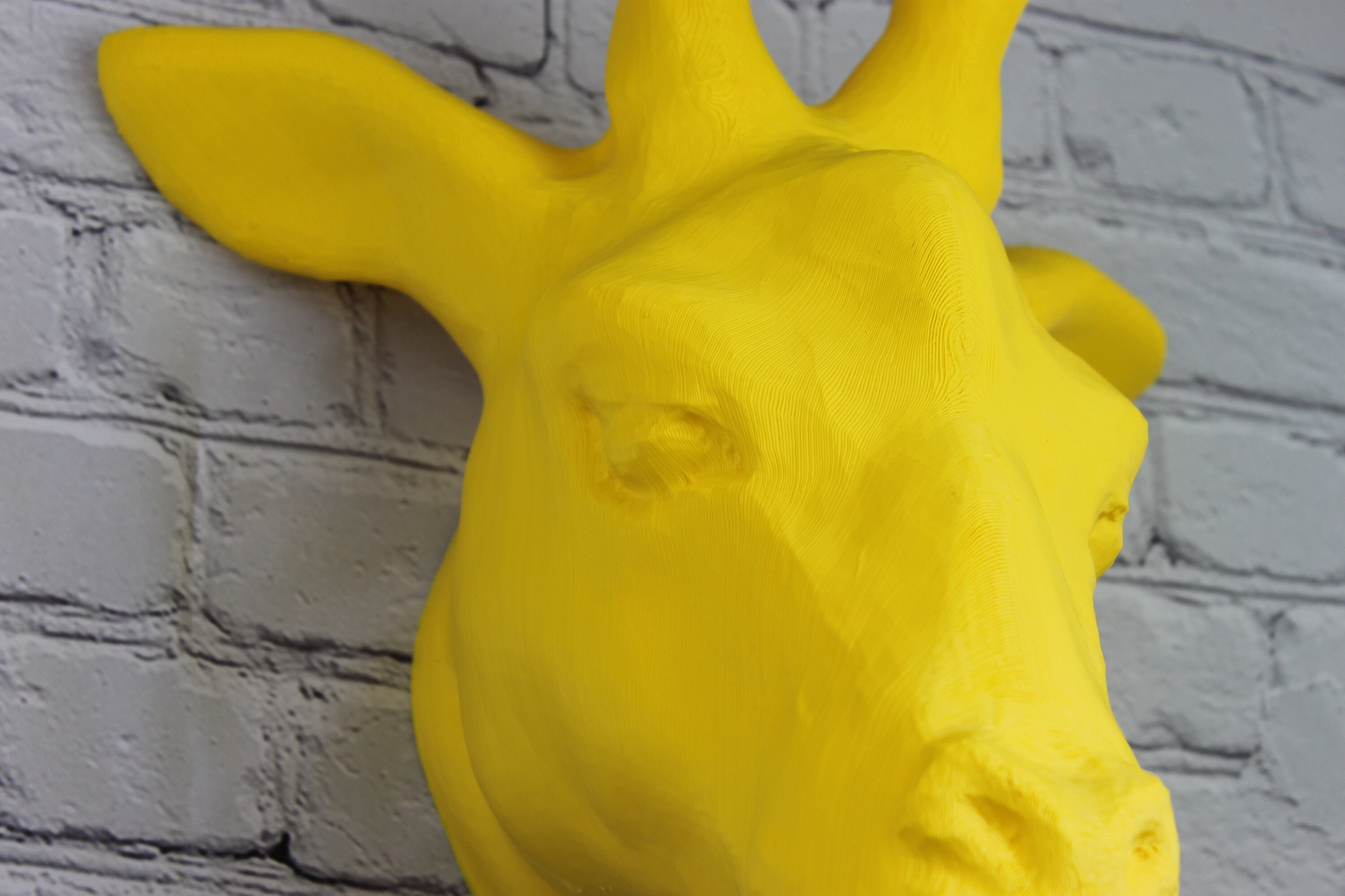 LARGE Detailed Giraffe Wall Head Modern Decor | Etsy