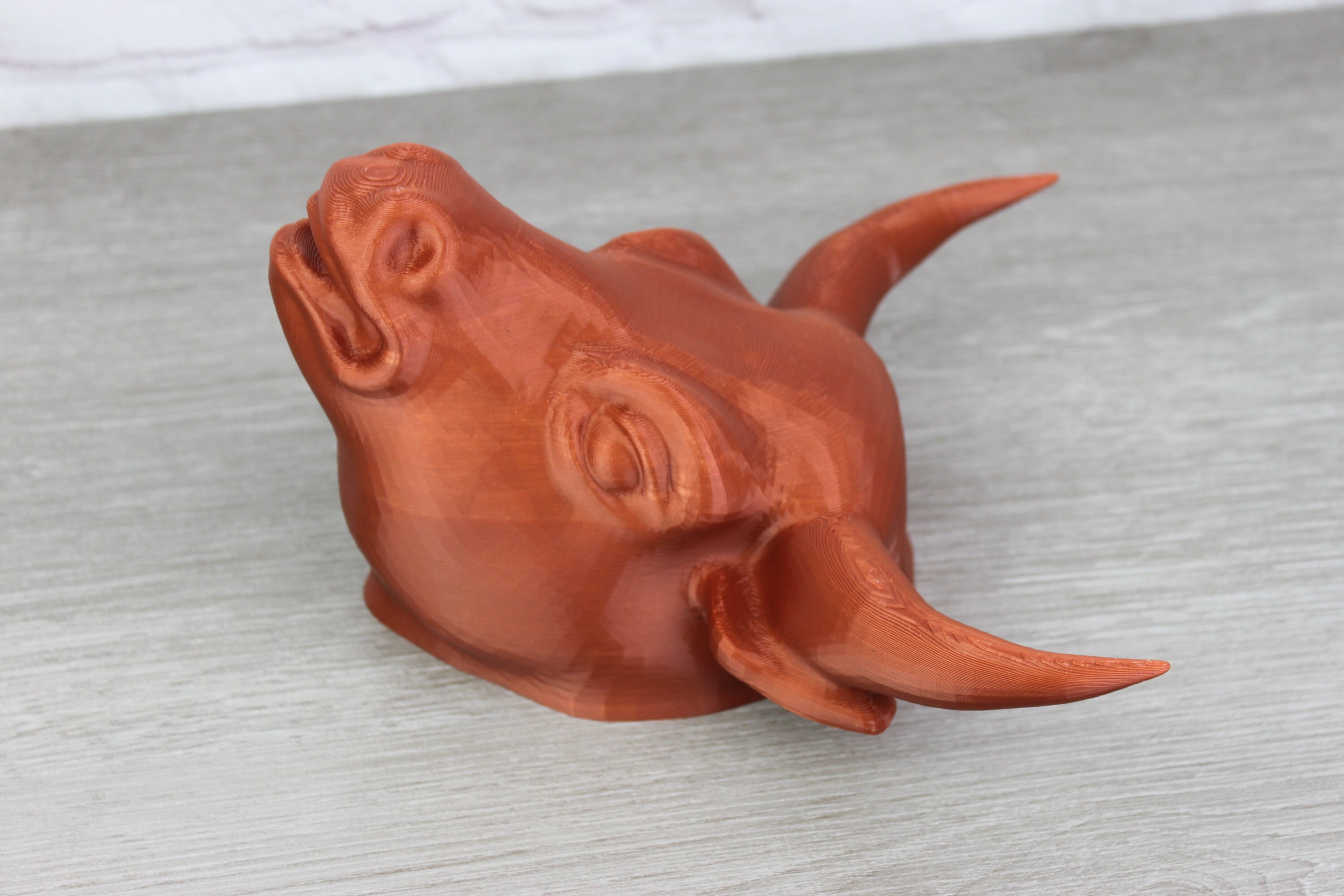 MEDIUM Detailed Bull Wall Head Modern Decor - Etsy