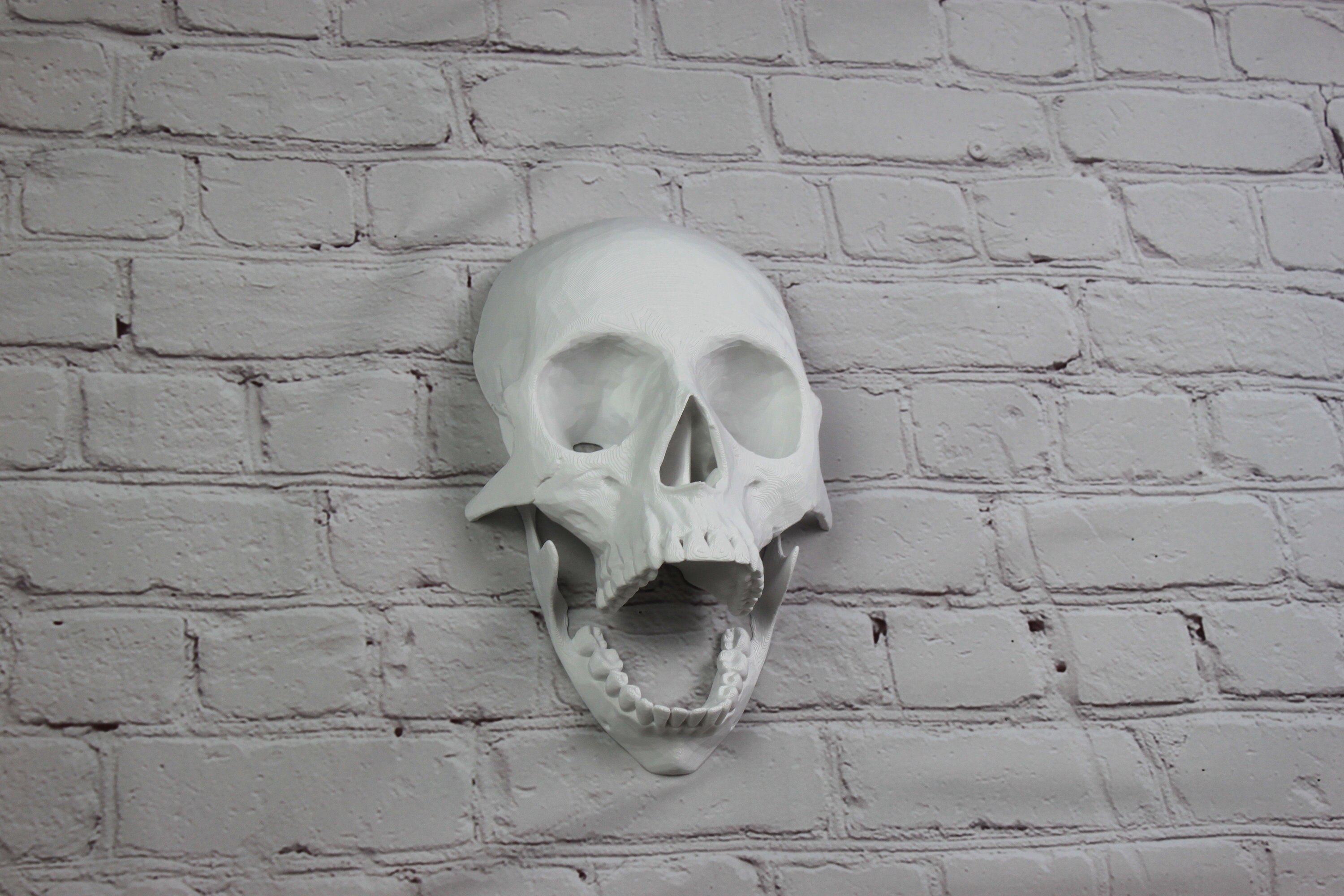 Screaming Skull Wall Mountable Decor | Etsy