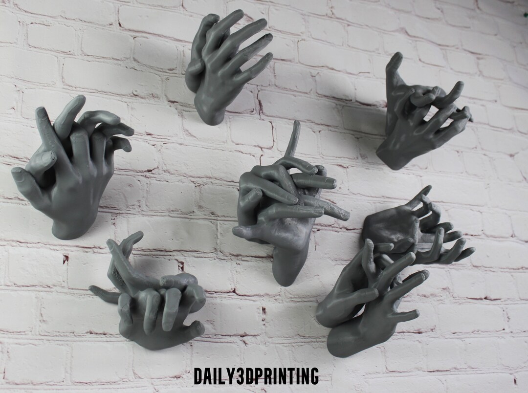 Halloween Horror Hands Reaching Wall Mountable Spooky Decor new Sizes ...