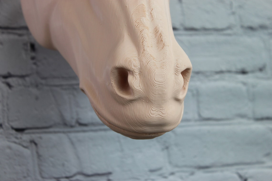 LARGE Detailed Horse Head Modern Decor | Etsy