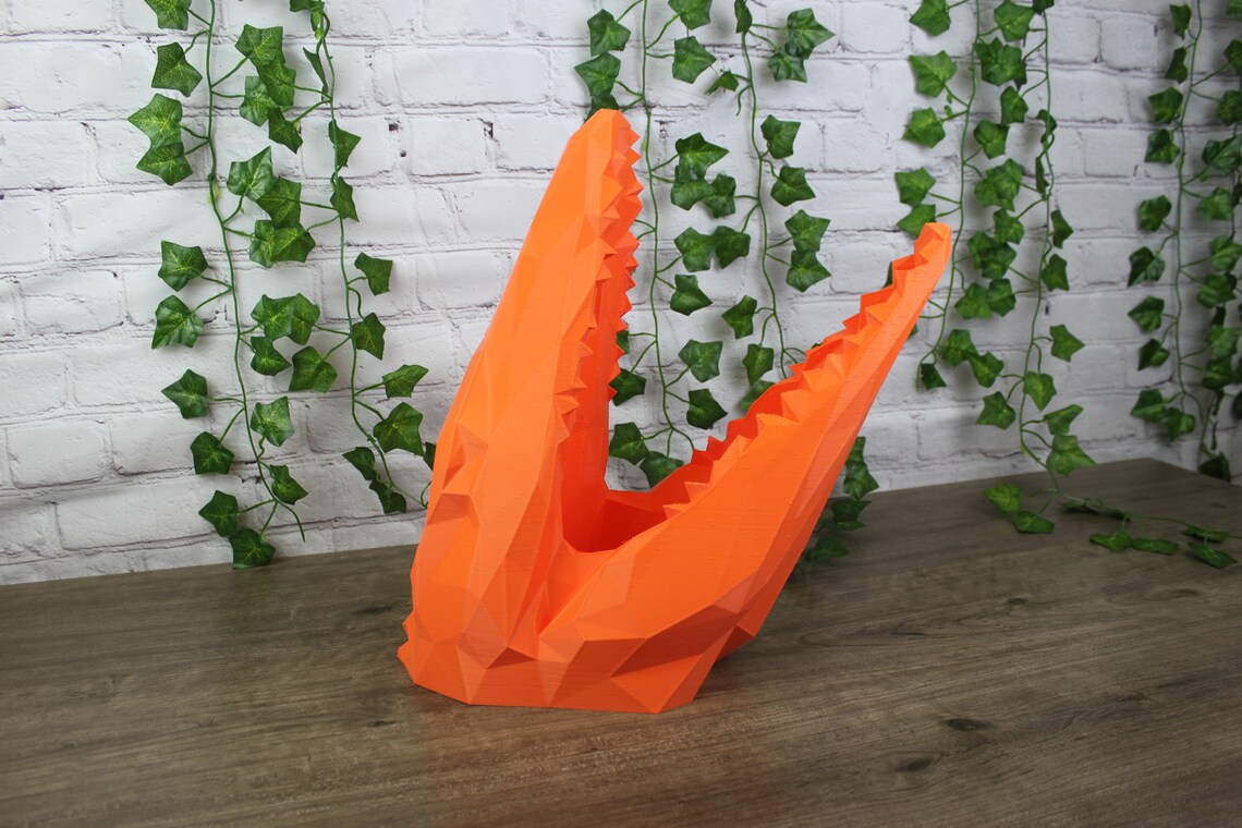 LARGE Geometric Mosasaurs Wall Head Modern Decor - Etsy