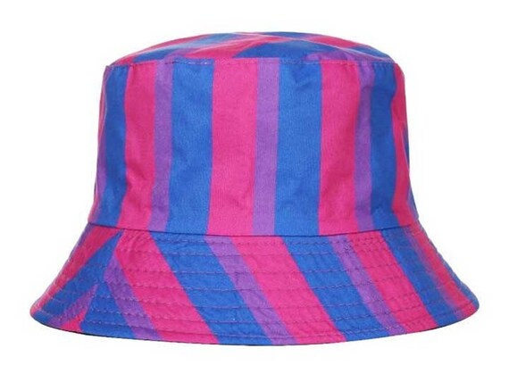 Bisexual Pride Flag Bucket Hat LGBTQ Pride Bucket Hat Gay - Etsy