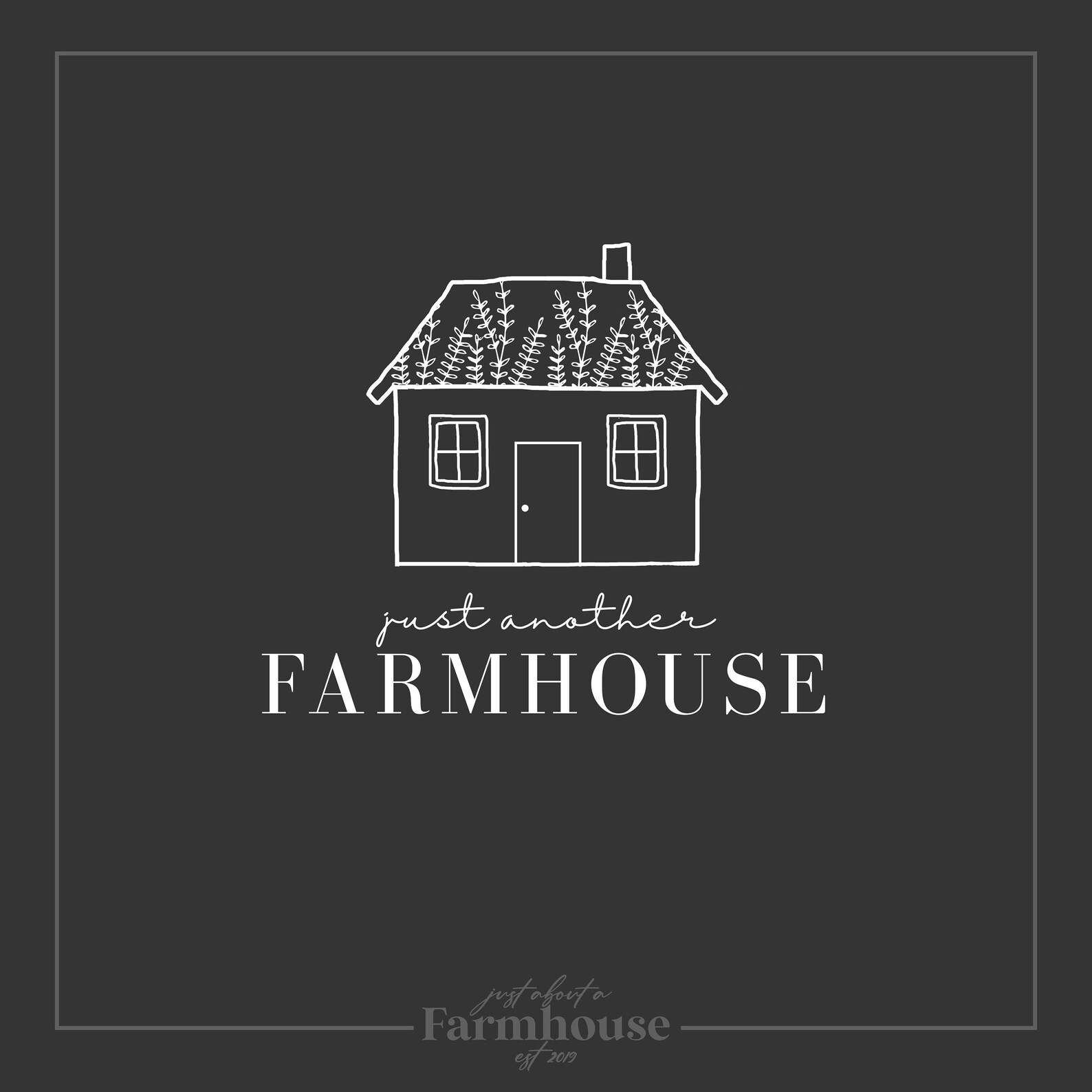 Cottage Logo, Farmhouse Logo, Farm Logo, Custom Logo, Premade Logo - Etsy