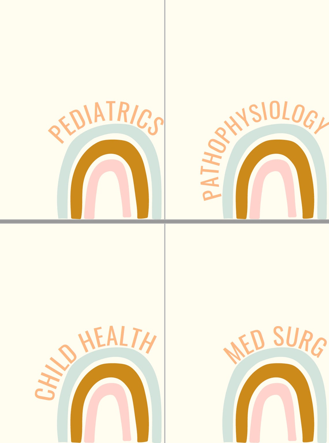 Binder Covers Nursing School Bundle PDF Download Binder Cover Binder ...