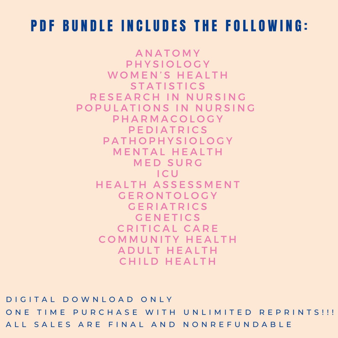 Binder Covers Nursing School Bundle PDF Download - Binder Cover ...