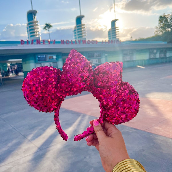 Mickey Minnie Personalized Disney Headbands & Ears - Etsy