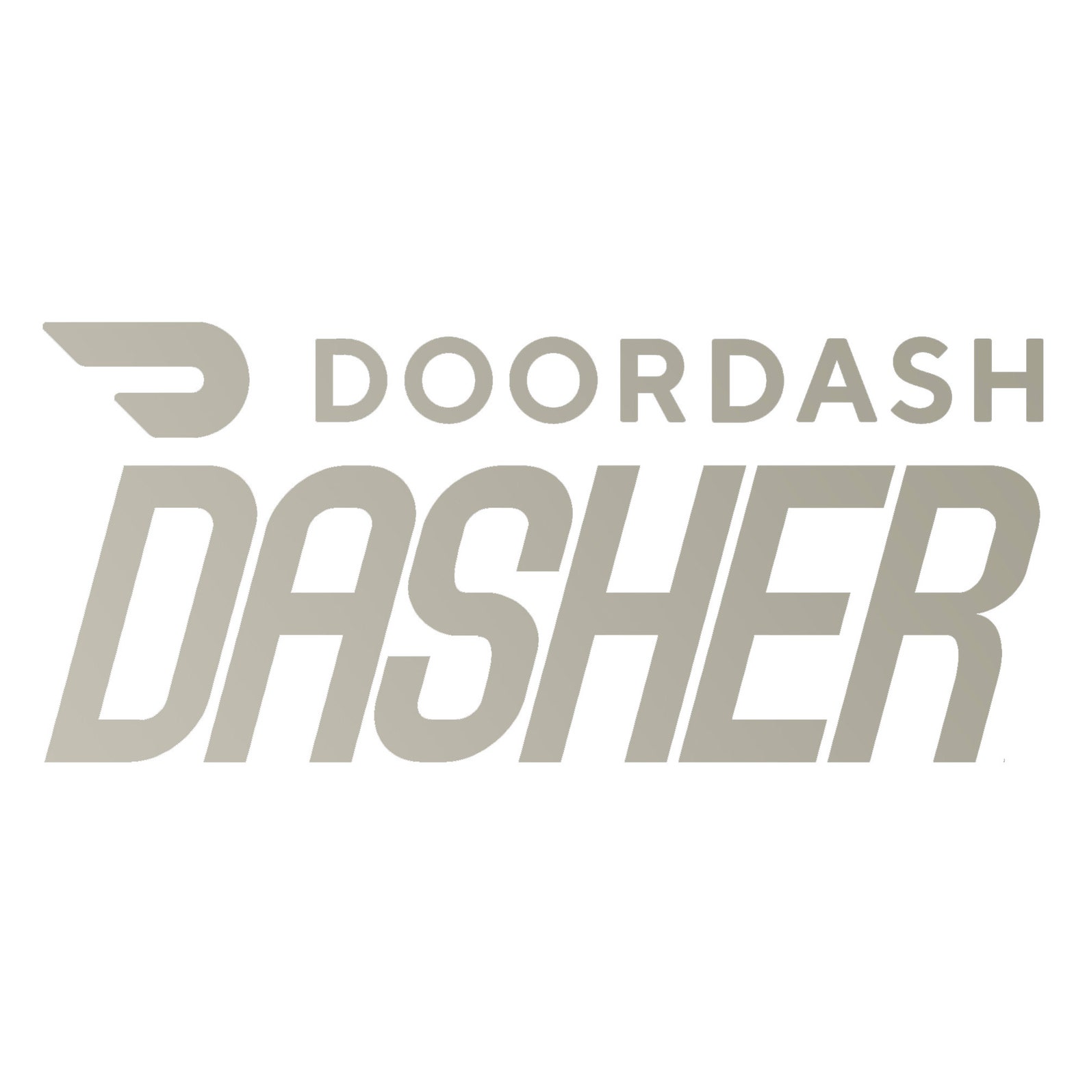 DOORDASH DASHER // Vinyl Decal for Cars | Etsy