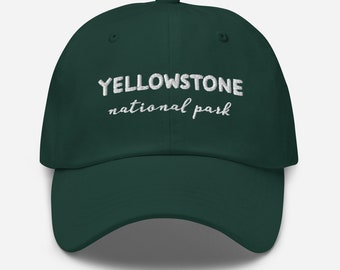 Yellowstone National Park Cap - Etsy