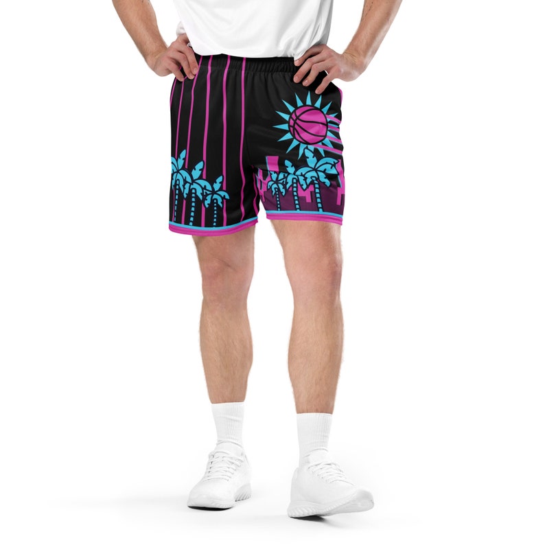 South Beach Unisex Mesh Shorts, Miami Basketball Shorts - Etsy