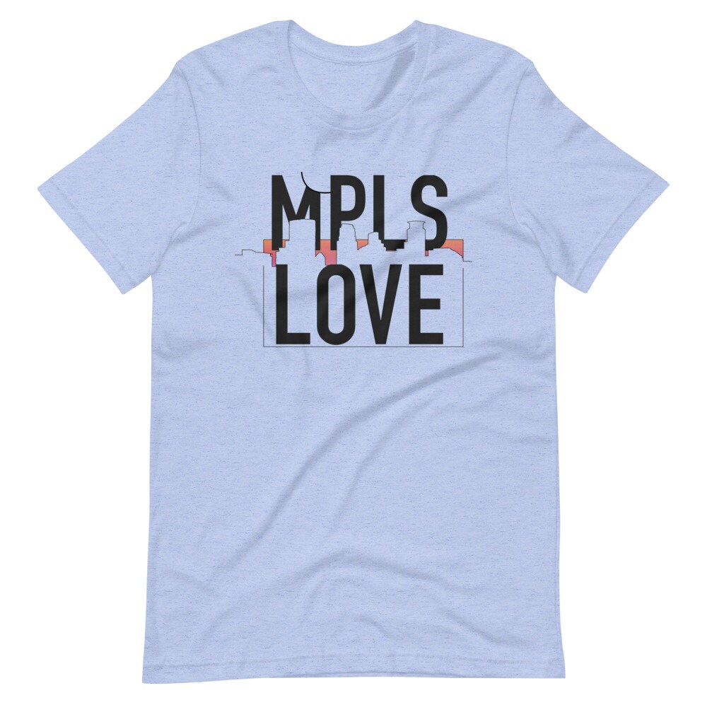 MPLS Love T-shirt, Minneapolis Tee, Minneapolis T-shirt, Short-sleeve ...