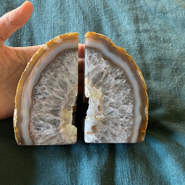 Agate Bookends - Etsy