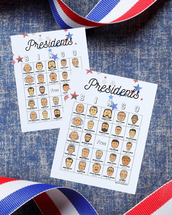 President Bingo Digital Print | Etsy