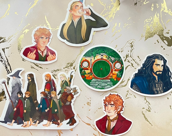 Lord of the Rings the Hobbit Tolkien Stickers - Etsy