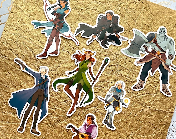 Critical Role Vox Machina Stickers - Etsy