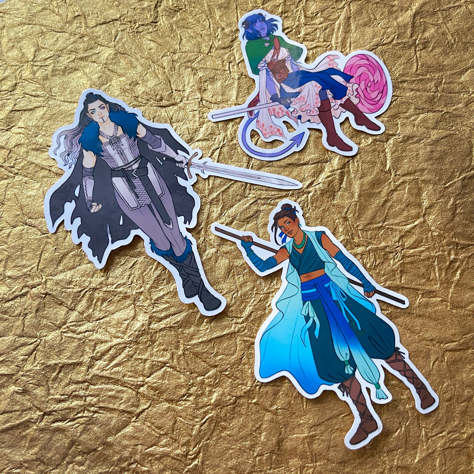 Critical Role Mighty Nein Stickers - Etsy