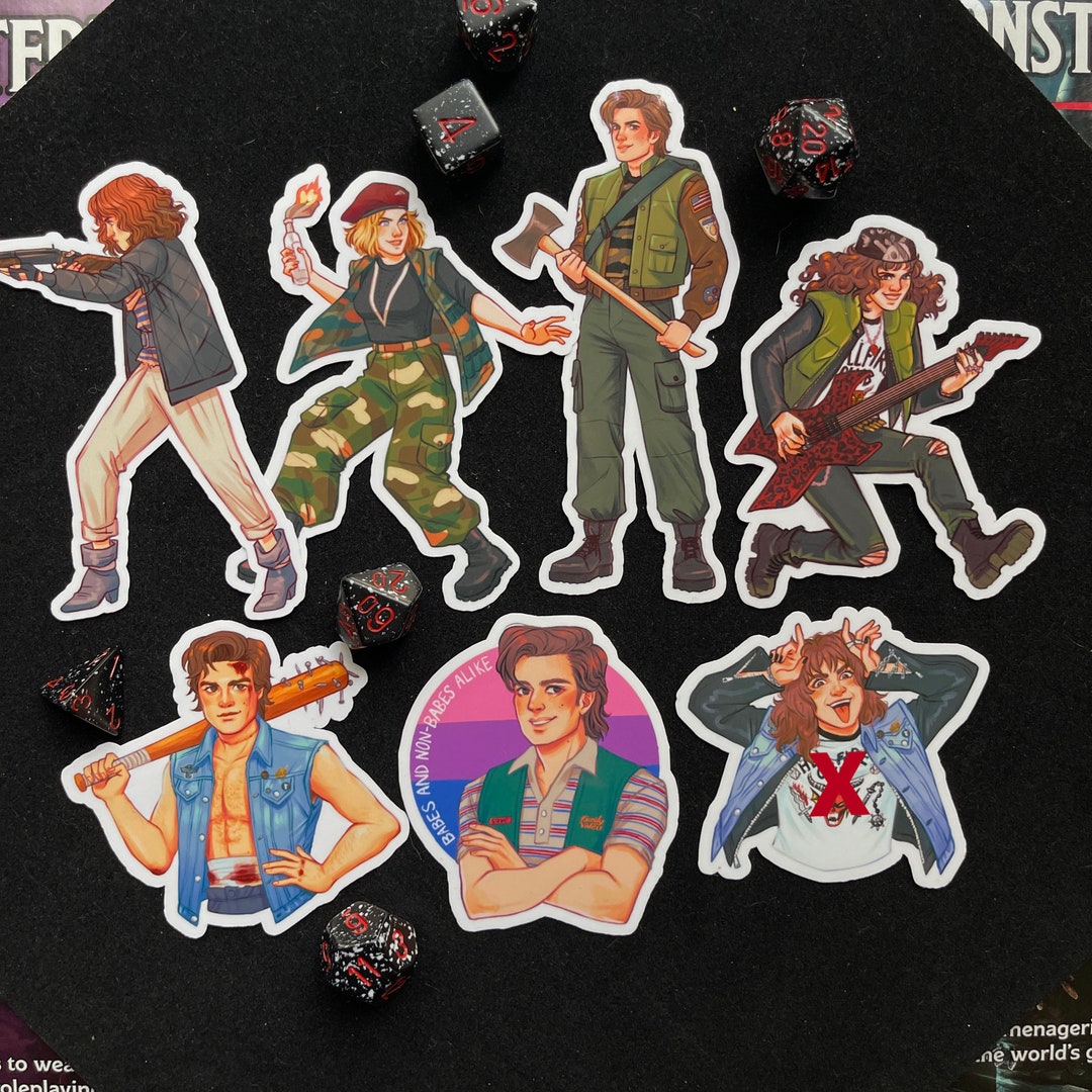 Stranger Things Stickers - Etsy