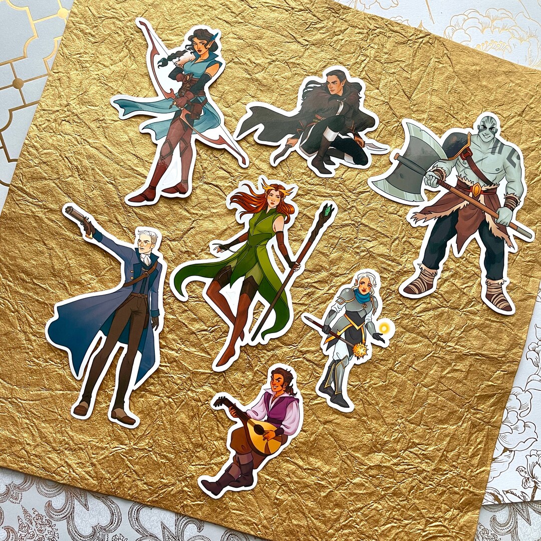 Critical Role Vox Machina Stickers - Etsy