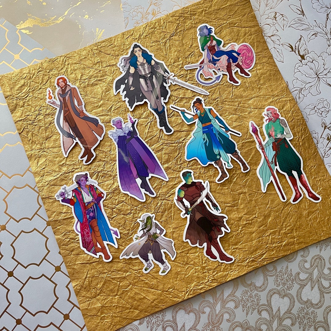 Critical Role the Mighty Nein Stickers - Etsy