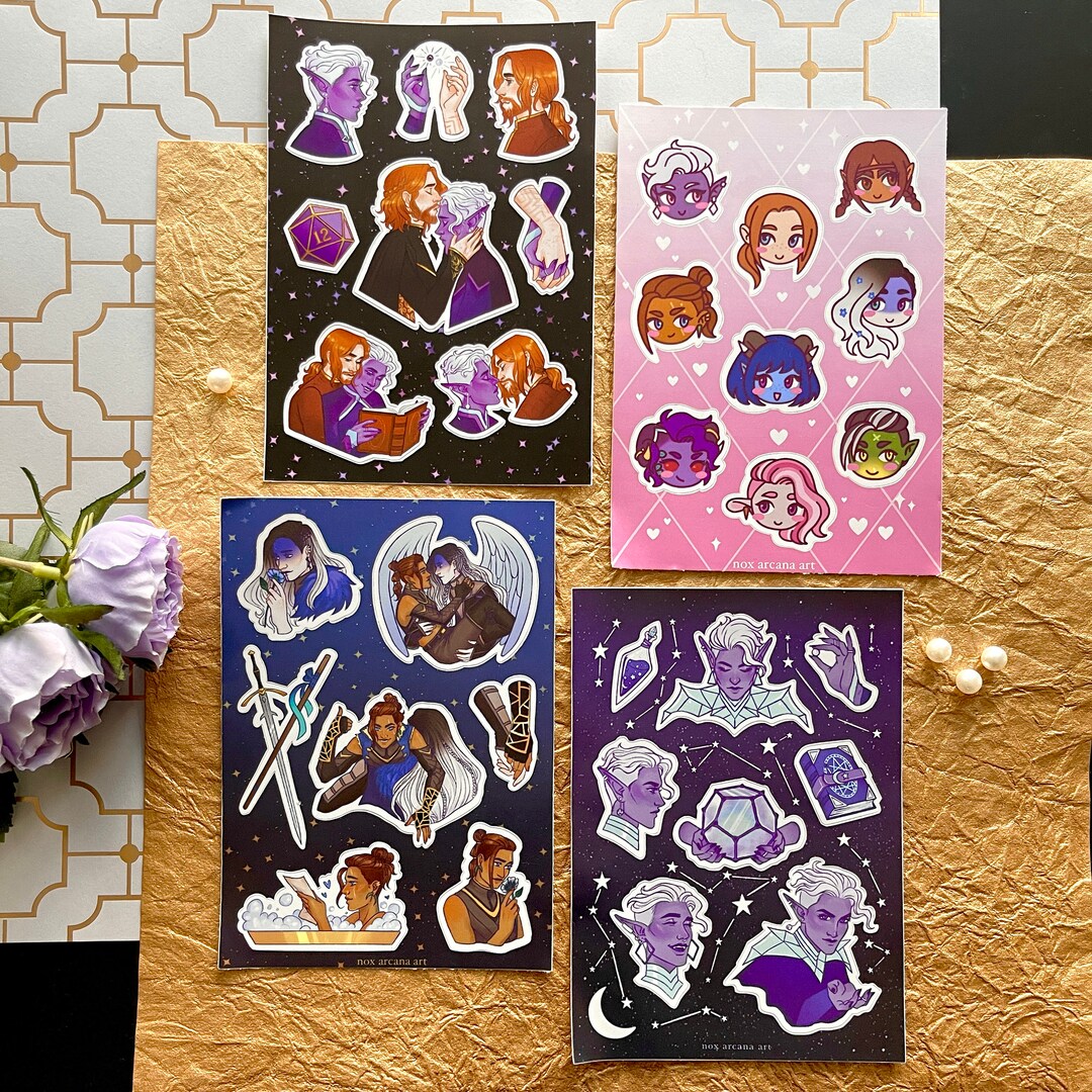 Critical Role Sticker Sheets - Etsy