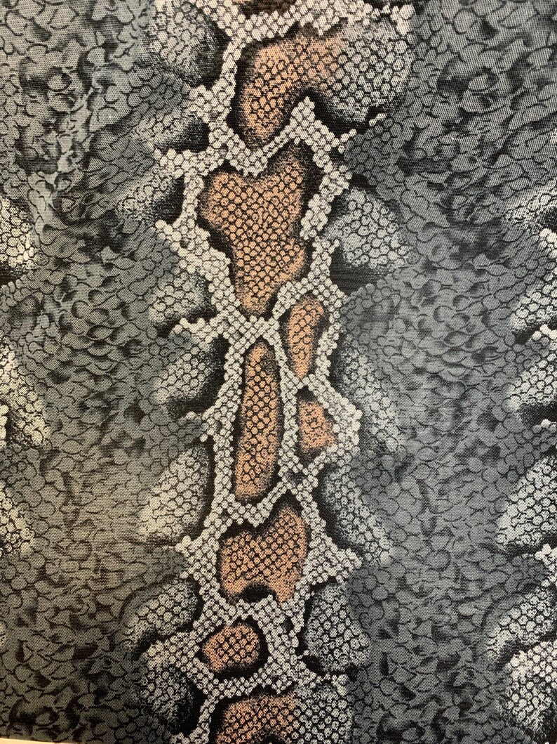 New Power Mesh Exotic Snake Design 4-way Stretch 58/60 Sold - Etsy
