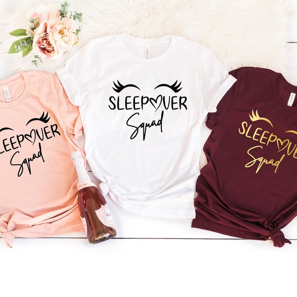 Slumber Party Squad Shirt - Etsy