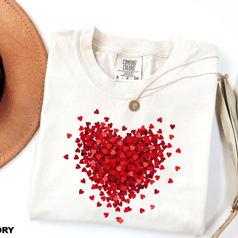 Red Heart Shirt - Etsy