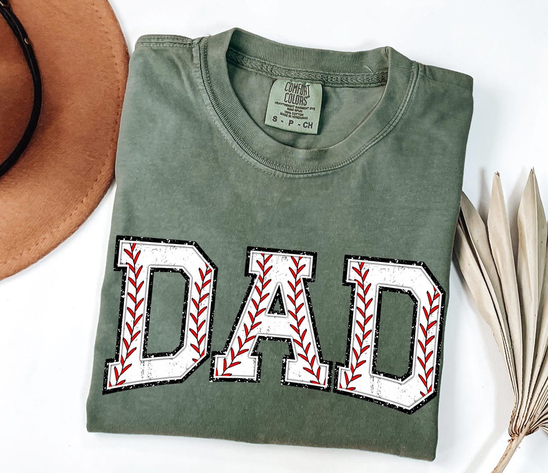 Comfort Colors® Dad Baseball Shirt, Fathers Day Gift, Baseball Dad ...