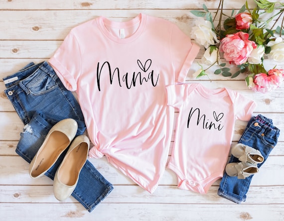 Mama and Mini Shirt Mama Shirt Mini Shirt Mommy and Me | Etsy