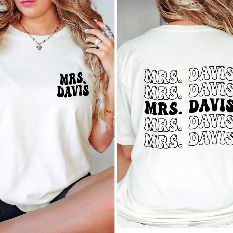 Mrs Shirt - Etsy
