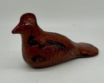 Lester Breininger Pottery Glazed Redware Plate, 7 Inches, Botanical ...