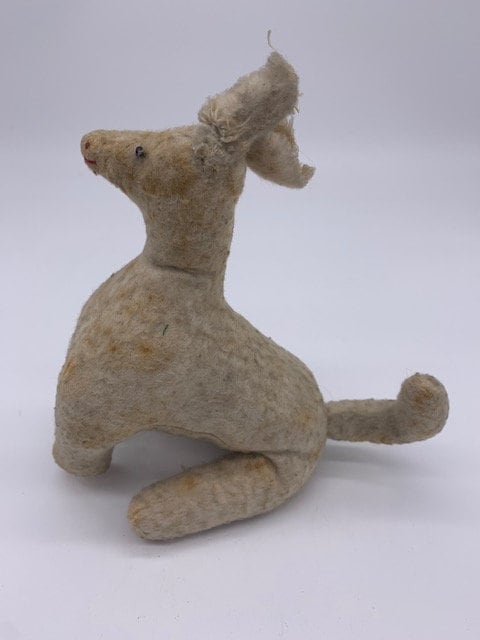 Antique Amish Felt Dog Figure - Etsy