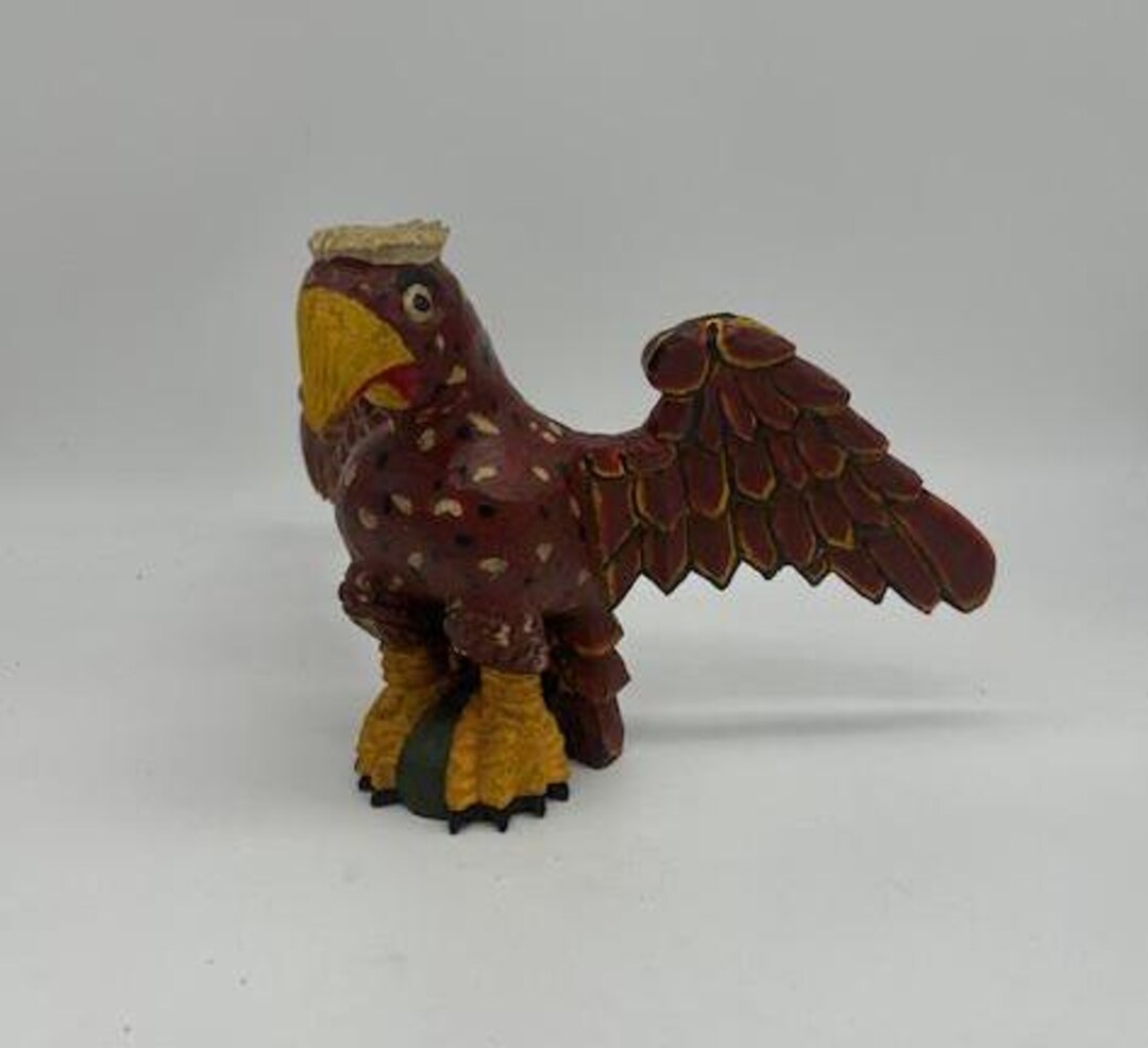 Rodney Boyer Spread Wing Folk Art Eagle Carving - Etsy