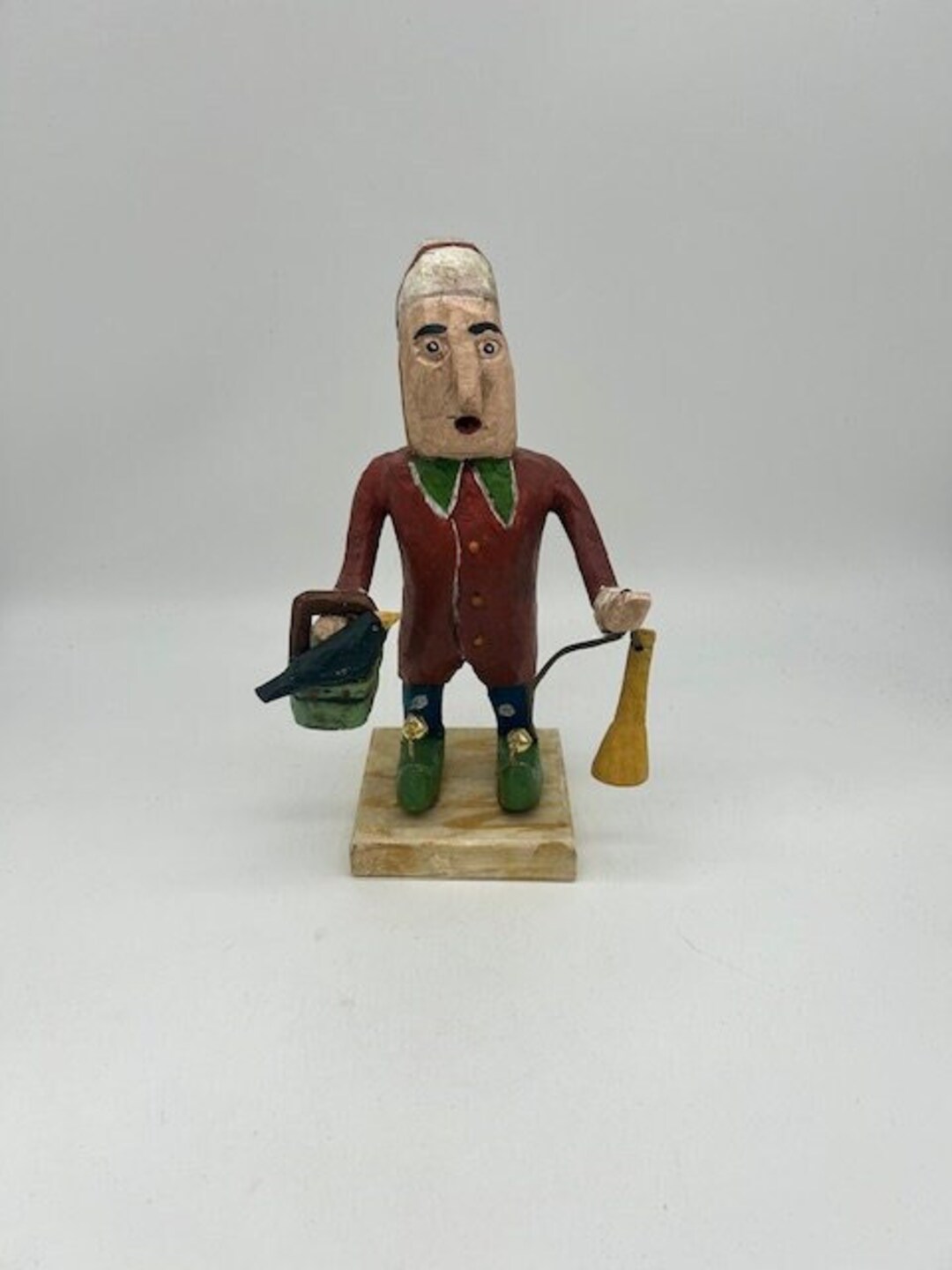 Strawser Elf Folk Art Carving - Etsy