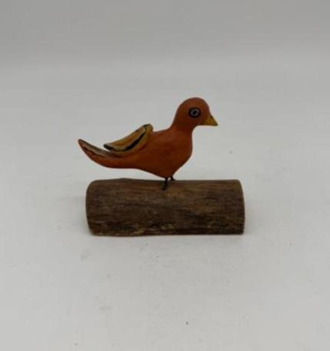 Small Gottshall Folk Carving of Bird - Etsy