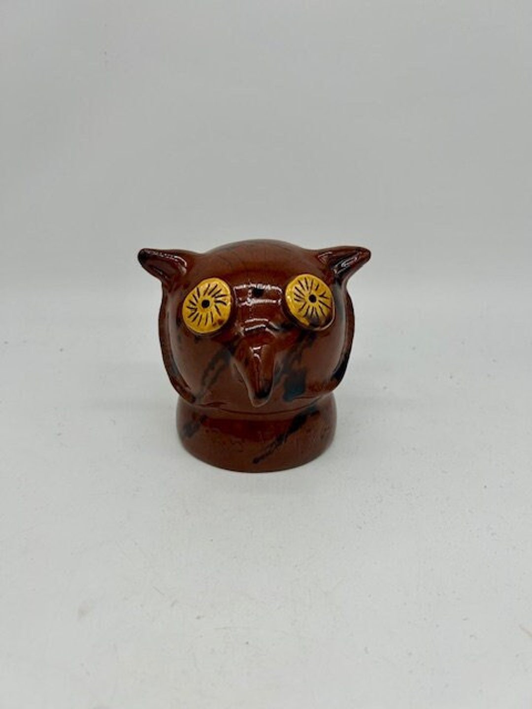 Breininger Pottery Owl Bank - Etsy