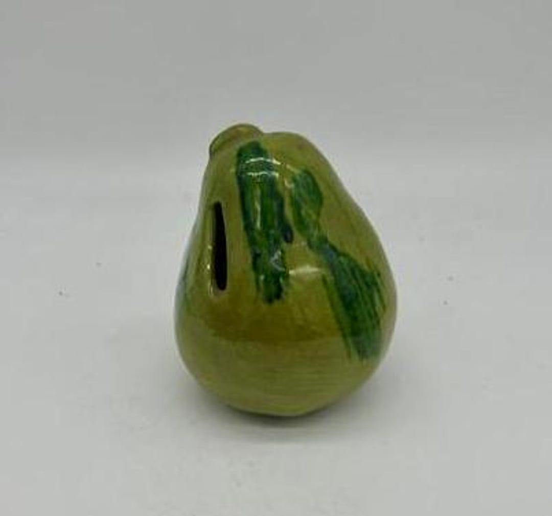 Breininger Pottery Pear Shaped Bank - Etsy