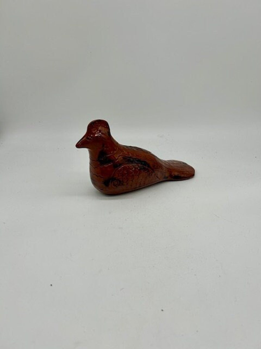 Breininger Pottery Redware Bird Figure - Etsy