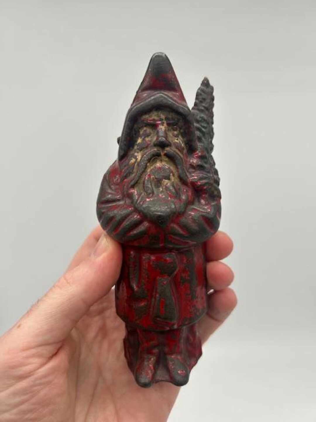 Antique Cast Iron Santa Still Bank - Etsy