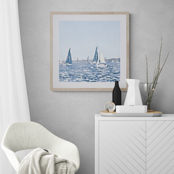 Sail Boat Print - Etsy