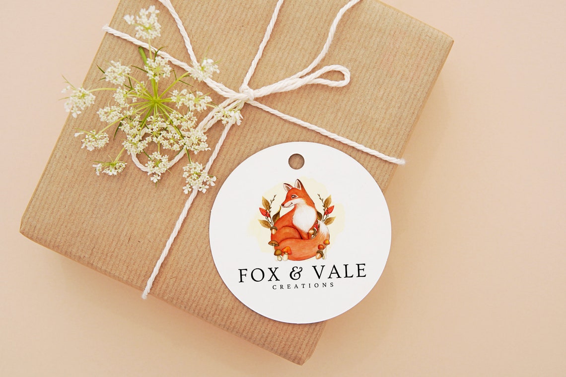 Premade Logo Fox Logo Fall Logo Woodland Logo Fall | Etsy
