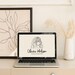 Premade Logo • Girl With Camera Logo • Line Art Logo • Photography Logo ...