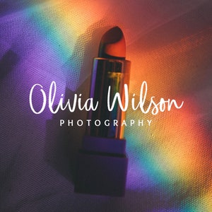 Premade Logo • Girl With Camera Logo • Line Art Logo • Photography Logo ...