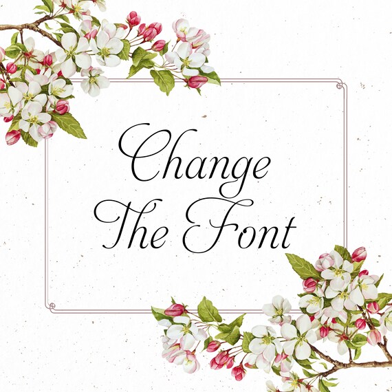 Change The Font On Your Logos & Branding Materials | Etsy