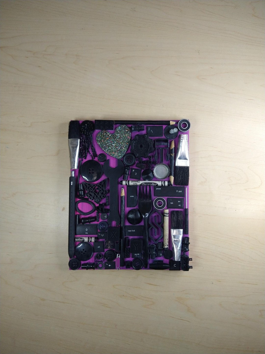 Keys to My Heart, 3D Collage Art - Etsy