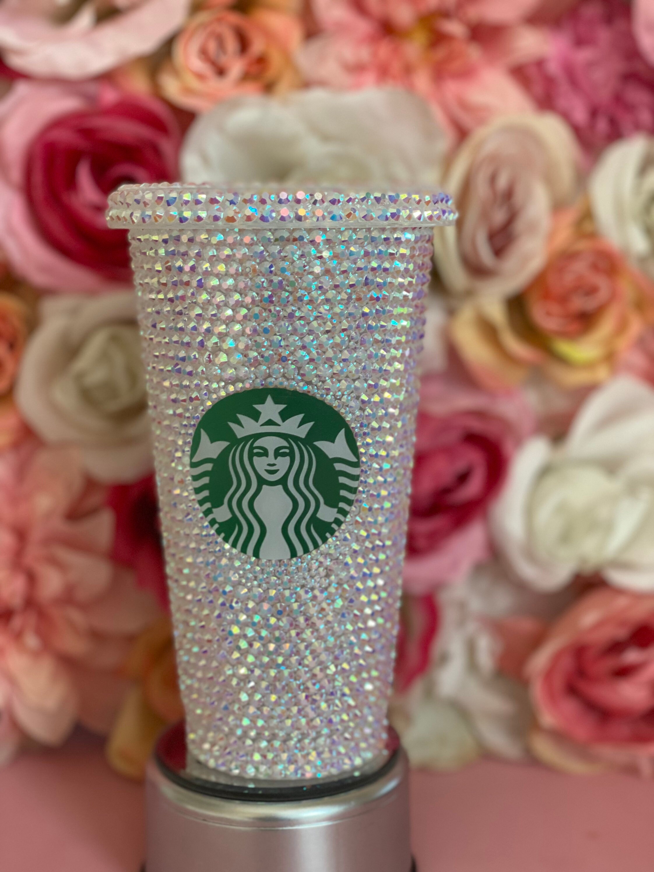 Beautiful Blinged Starbucks Cold Cup / Rhinestone / Personalized ...